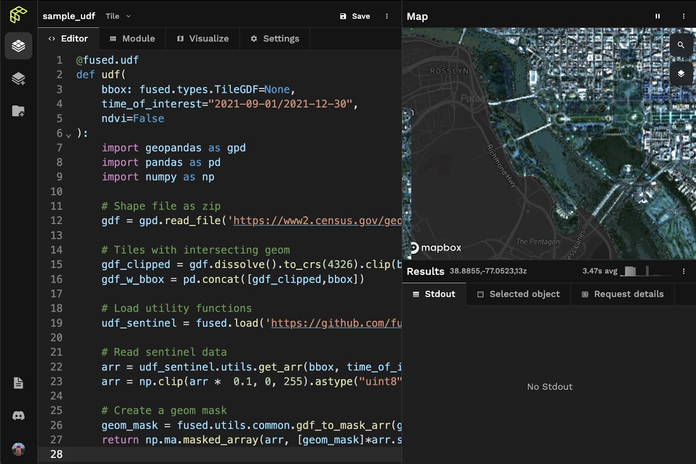 Fused - Build with data, instantly. Fused - Build with data, instantly.